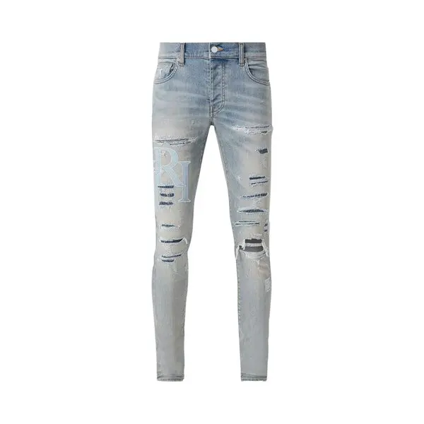 Amiri Staggered Logo Jean