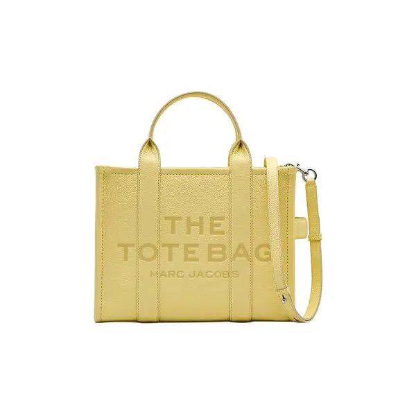 Marc Jacobs The Medium Leather Tote Bag 'custard