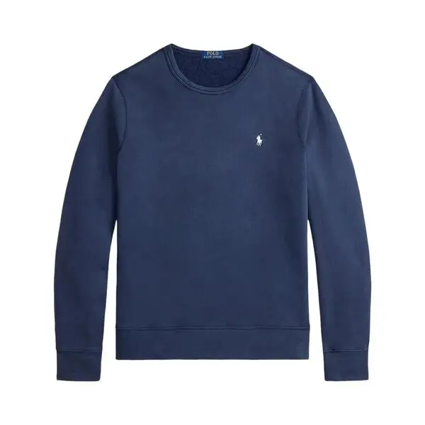 Polo Ralph Lauren Island Terry Crewneck Sweatshirt 'newport Navy - Blue