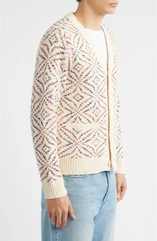 CORRIDOR Mandala Pima Cotton Cardigan - Natural