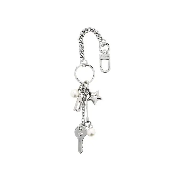 Marc Jacobs Cluster Grommet Metal Charm 'nickel - Silver
