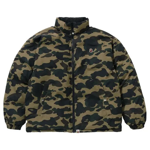 A BATHING APE 1st Camo Reversible Down Jacket