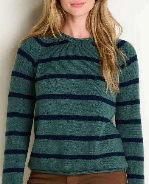 TOAD & CO Alpine Glo Sweater - Cilantro Pattern