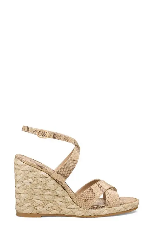 STUART WEITZMAN Alyssa Ankle Strap Wedge Sandal