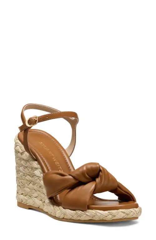 STUART WEITZMAN Soplaya Espadrille Wedge Sandal - Boho Tan