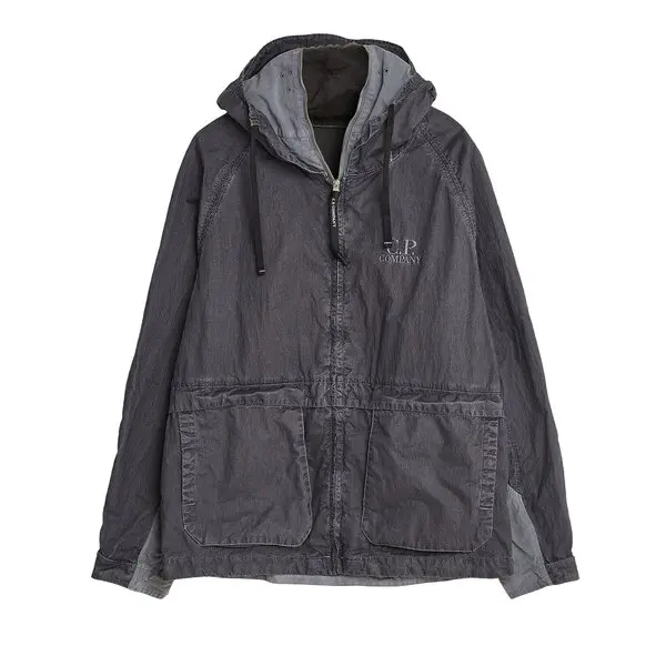 C.P. COMPANY 50 Fili Wax Explorer Jacket 'gunmetal - Grey