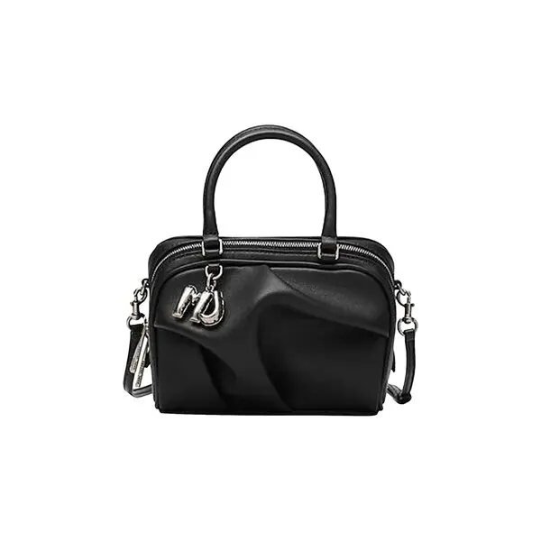 Marc Jacobs Micro Bauletto Wave Bag - Black