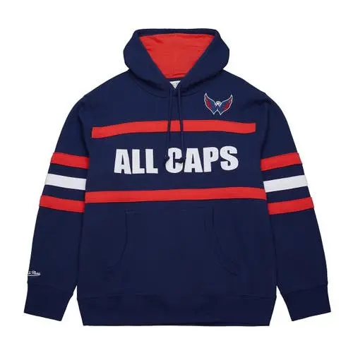 Mitchell & Ness Washington Capitals Head Coach Slogan Pullover Hoodie
