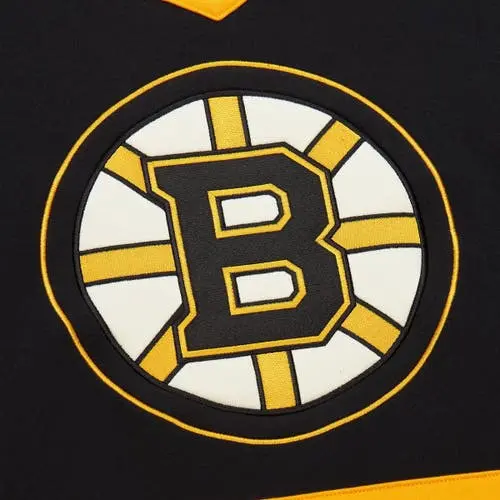 Mitchell & Ness Boston Bruins Heritage Lace-up Pullover Sweatshirt