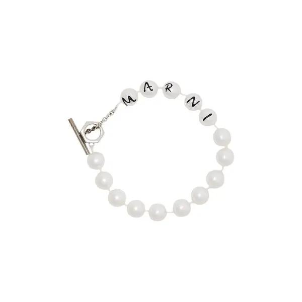 Marni Pearl Bracelet - White