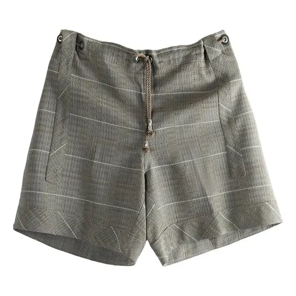 KIKO KOSTADINOV Mosaic Check Kyan Shorts