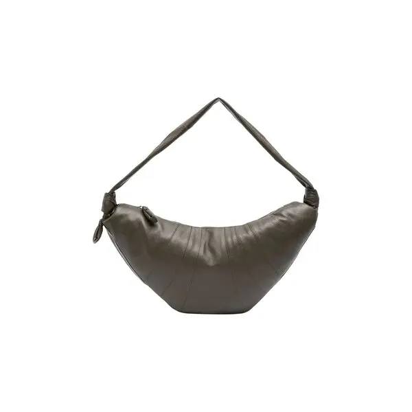 LEMAIRE Large Croissant Bag 'dark Olive - Green