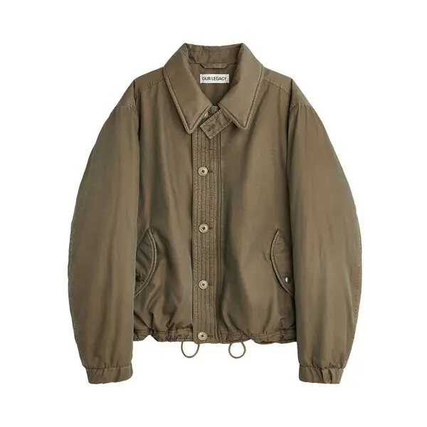 Our Legacy Auto Jacket 'taupe Smoke Twinshade Twill - Tan
