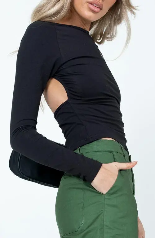 Princess Polly Rixie Open Back Crop Top