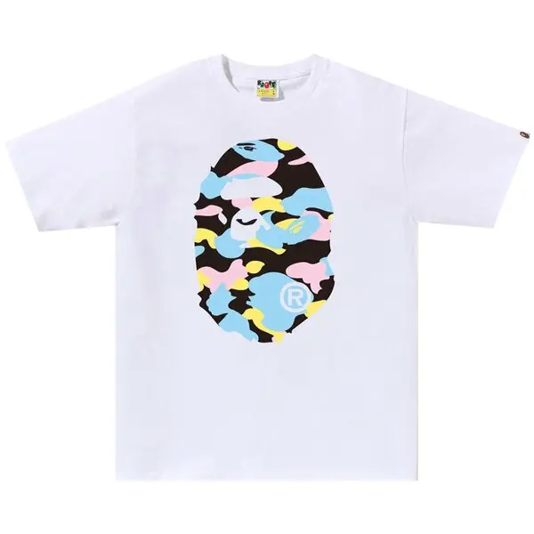 A BATHING APE Big Ape Head Tee - White