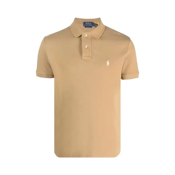 Polo Ralph Lauren Mesh Polo Shirt - Tan
