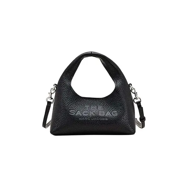 Marc Jacobs The Micro Crossbody Sack Leather Bag - Black