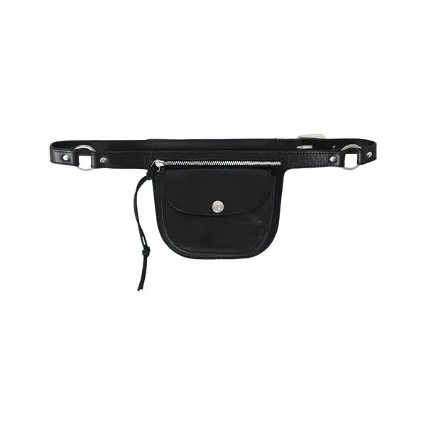 Our Legacy Purse Belt 'malleable Bull Hide - Black