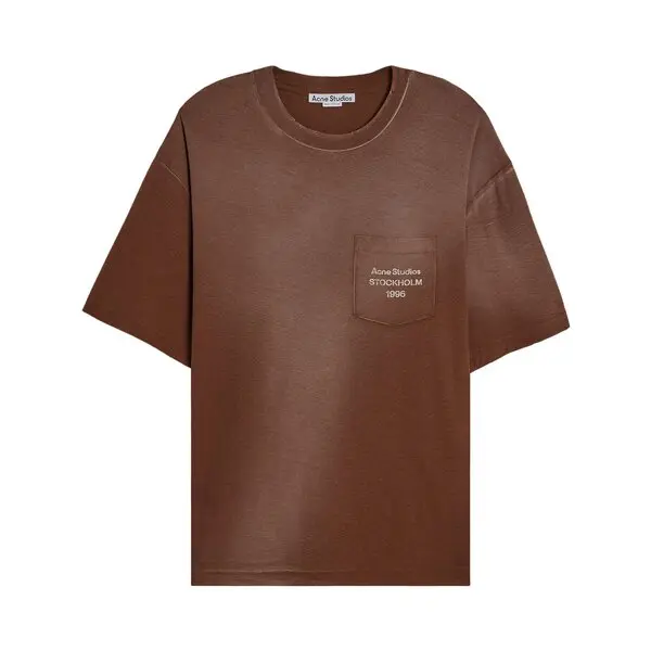 Acne Studios T-shirt 'chocolate