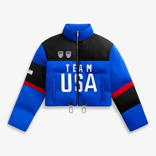 OFF SEASON Team Usa Cropped Puffer Jacket