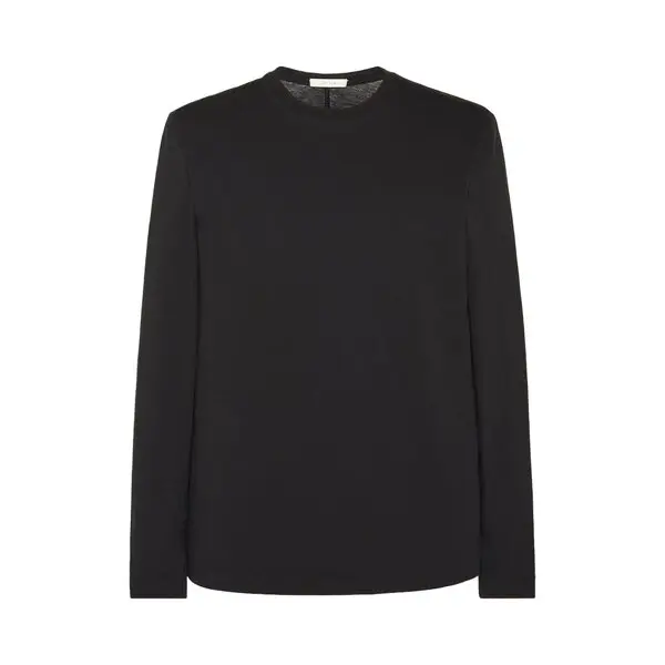 THE ROW Leon Long-sleeve T-shirt - Black