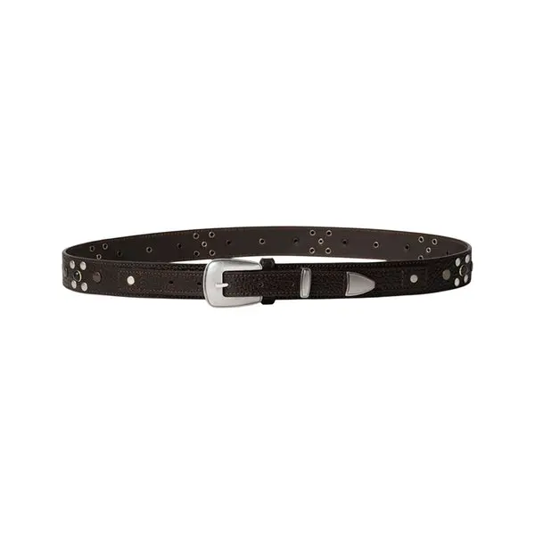 LEMAIRE Western Studs Belt 'dark