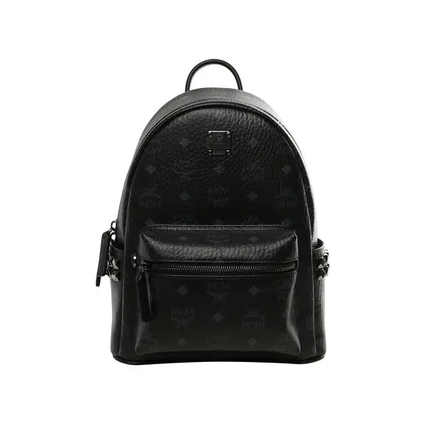 Mcm Stark Visetos Small Backpack - Black