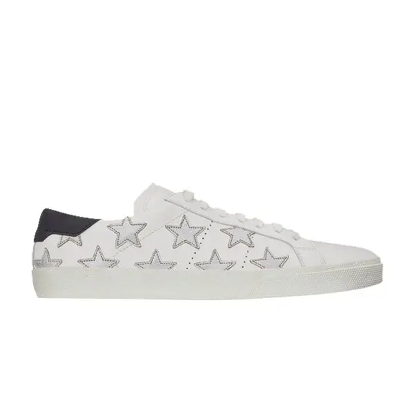 Saint Laurent Signature California Sneaker 'silver Metallic - White