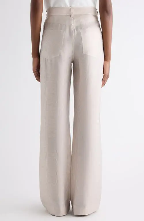 Acne Studios Casual Check Cupro Trousers