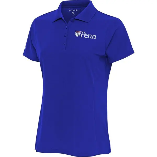 ANTIGUA Pennsylvania Quakers Legacy Pique Polo - Royal