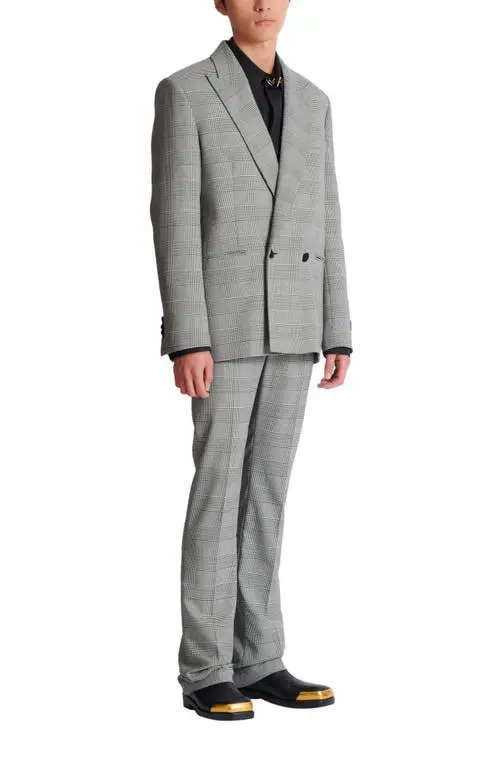 Balmain Prince Of Wales 2-button Blazer
