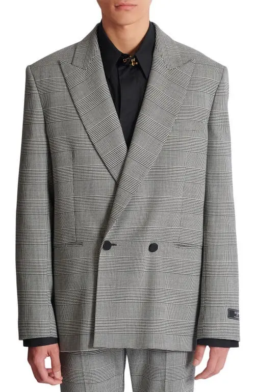 Balmain Prince Of Wales 2-button Blazer