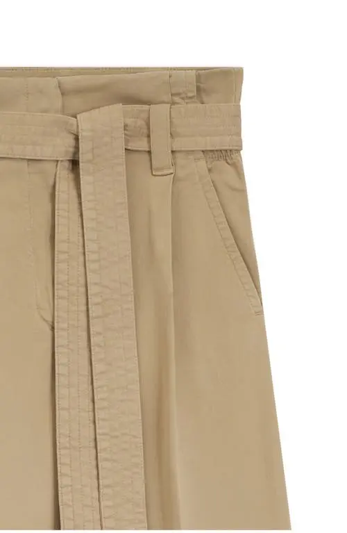 Hugo Boss Telia Tie Waist Wide Leg Pants