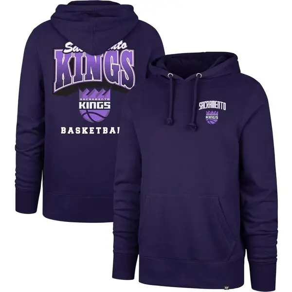 '47 Sacramento Kings 2025/26 City Edition Jab Step Headline Hoodie - Purple