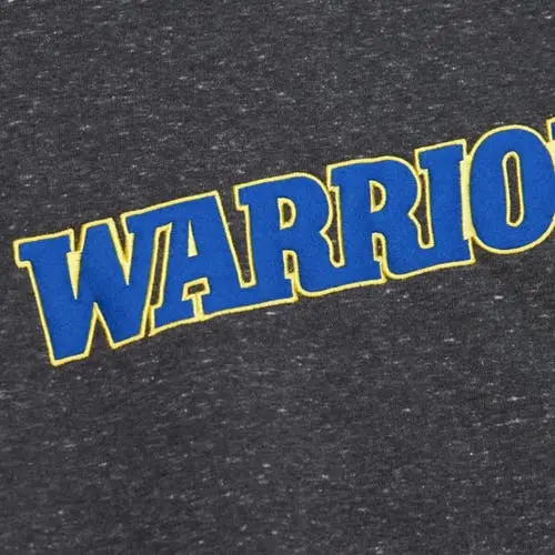 Mitchell & Ness Golden State Warriors Snow Washed Vintage Logo Pullover Sweatshirt