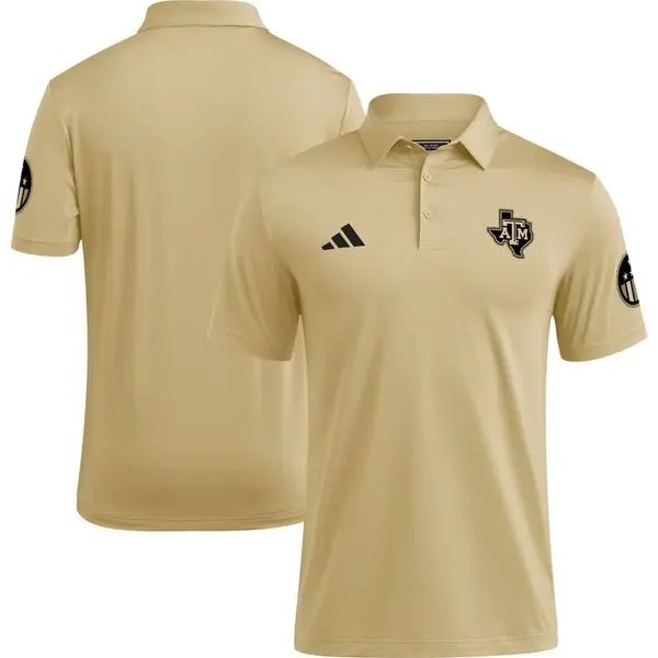 Adidas Texas A&m Aggies Salute To Service Ultimate365 Solid Polo
