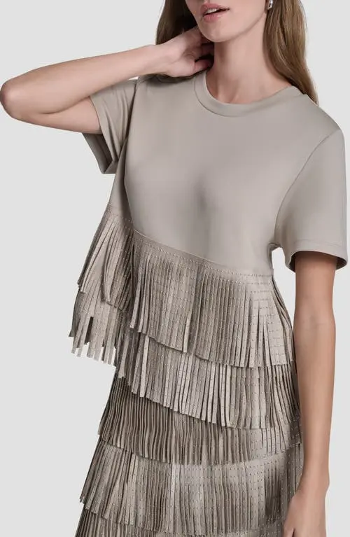 Dkny Stud Fringe Top