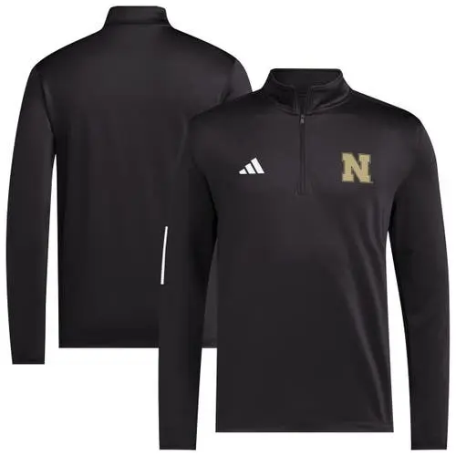 Adidas Nebraska Huskers Half-zip Golf Jacket - Black
