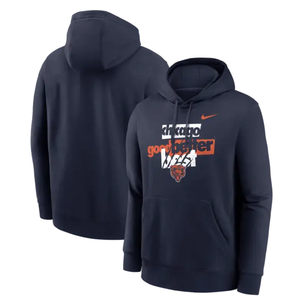 Nike Chicago Bears Good Better Best Club Hoodie - Navy