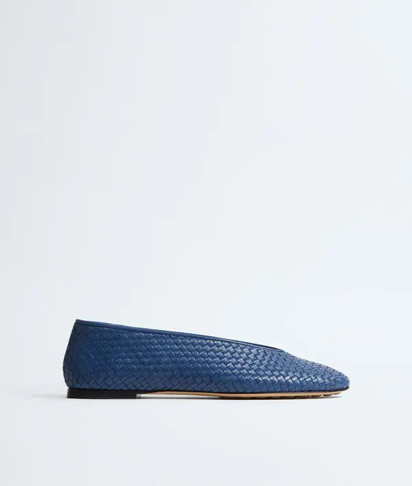 Bottega Veneta Rosa Ballerina - Blu Venezia