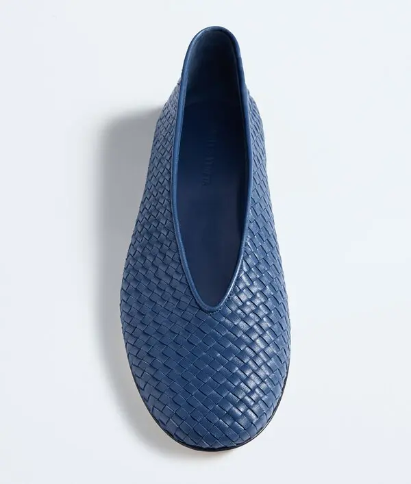 Bottega Veneta Rosa Ballerina - Blu Venezia