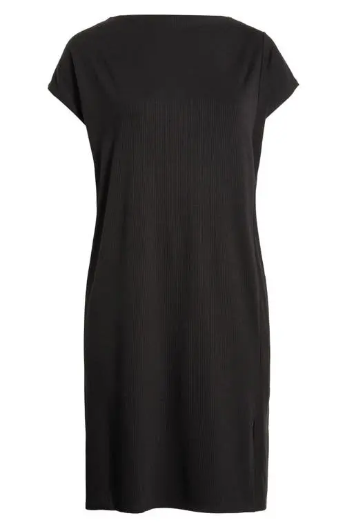 Eileen Fisher Funnel Neck Maxi Dress