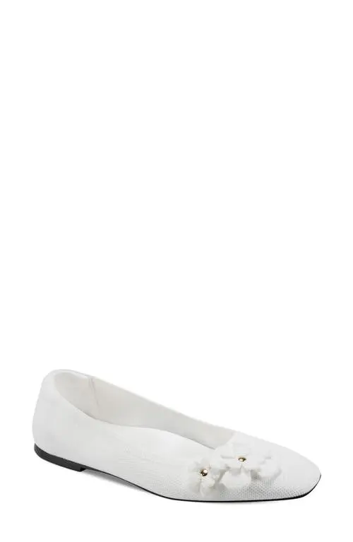 Karl Lagerfeld Paris Zundro Flat - Bright White