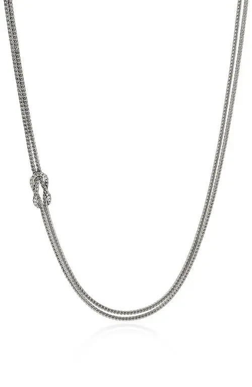 John Hardy Love Knot Necklace - Silver