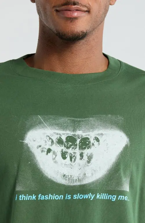 PLEASURES Decay Graphic Print Long Sleeve T-shirt