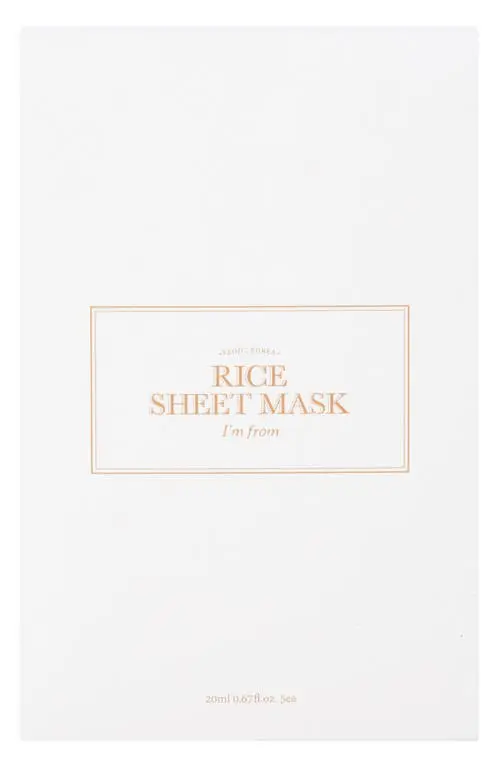 I'M FROM 5-pack Rice Sheet Mask