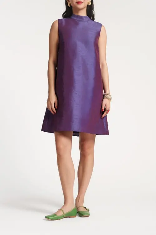 FRANCES VALENTINE Diplomat Mini Dress - Violet