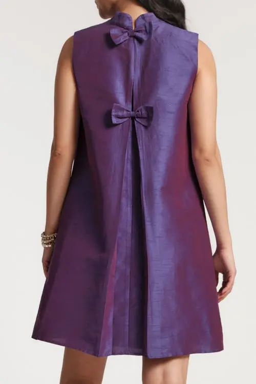 FRANCES VALENTINE Diplomat Mini Dress - Violet