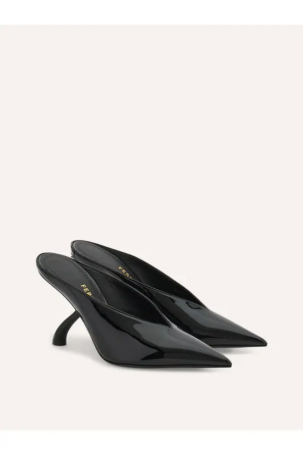 FERRAGAMO S-shaped Heel Mule