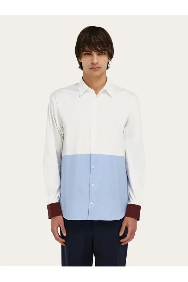 FERRAGAMO Color Block Shirt